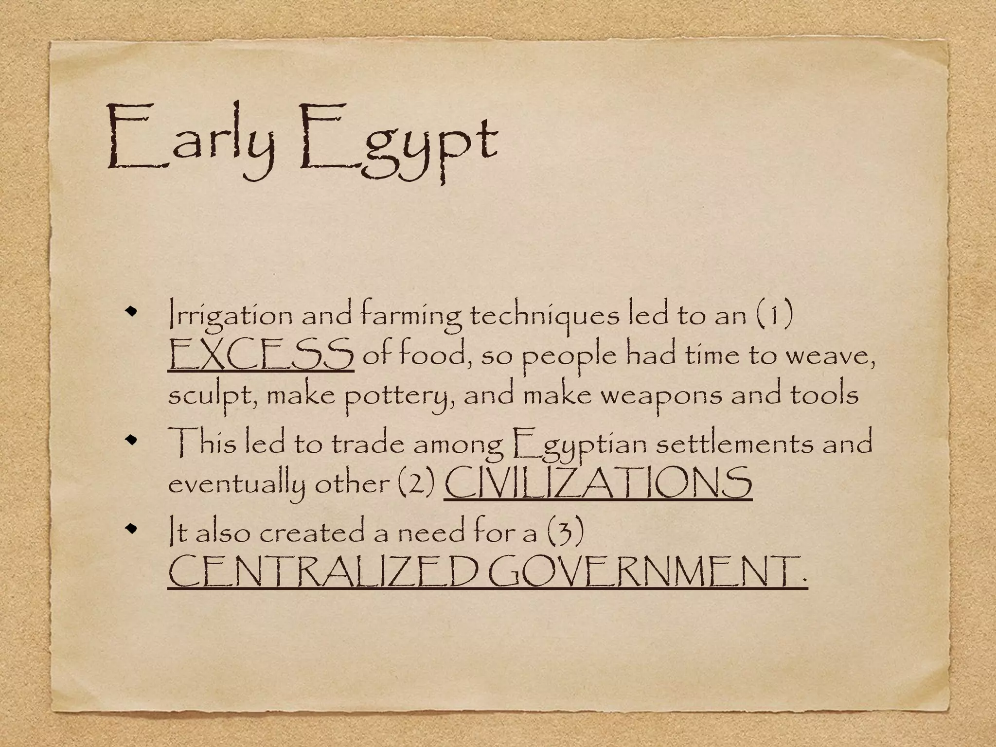 Ancient Egypt: Three Kingdoms Overview | PPT
