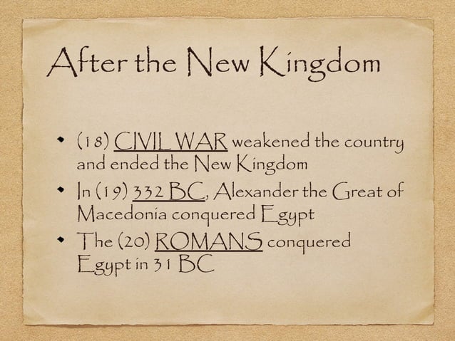 Ancient Egypt: Three Kingdoms Overview | PPT