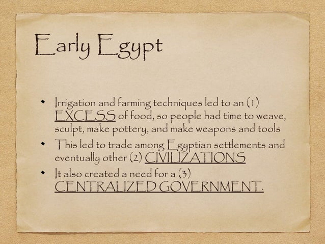 Ancient Egypt: Three Kingdoms Overview | PPT