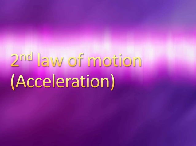 Three law of motion II | PPT
