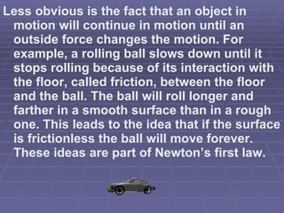 Three laws of motion 1 | PPT