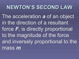 Three laws of motion 1 | PPT | Physics | Science