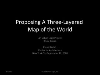 Three Layered Map of the World | PPT