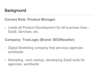 Three lessons in product management | PPTX