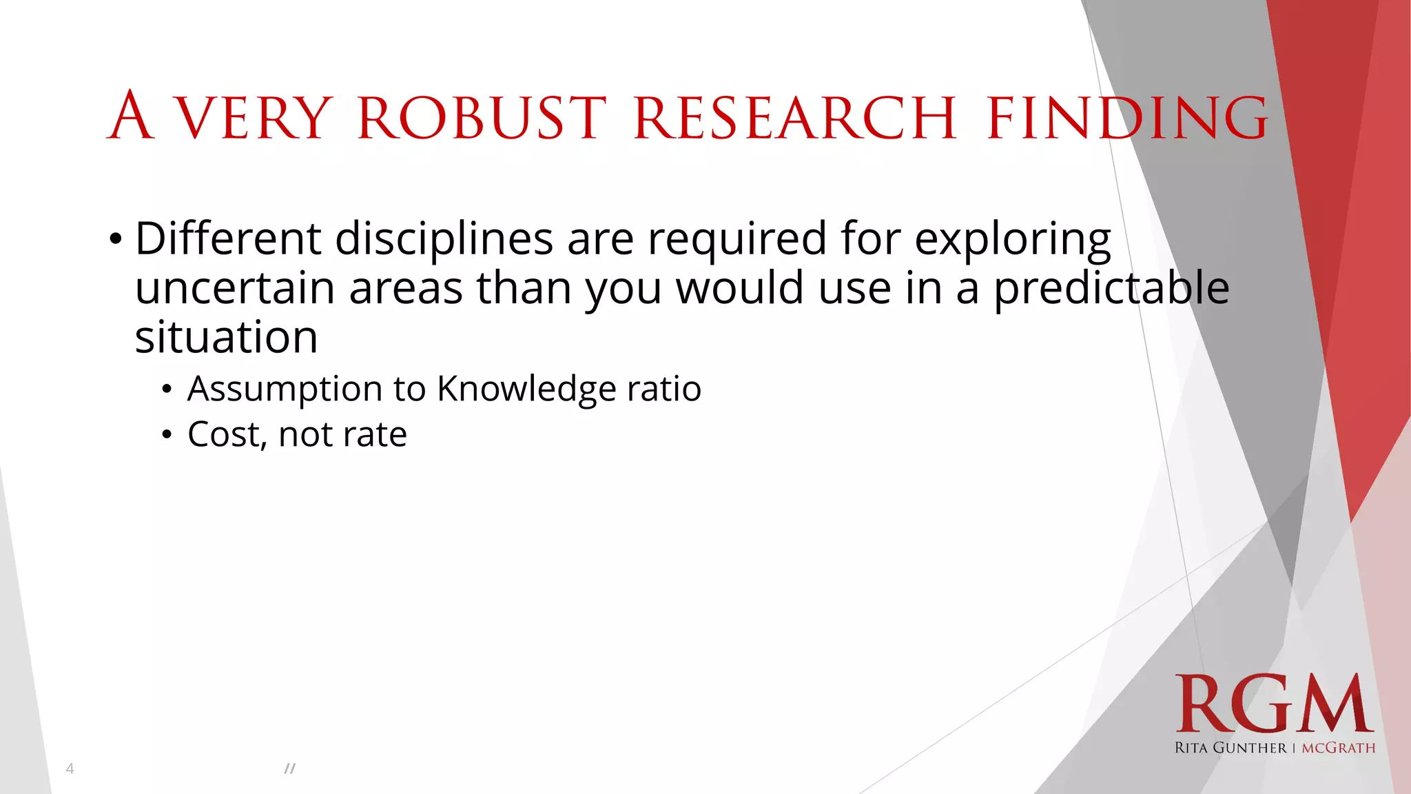 Webinar: Three levels of Business Models, Rita McGrath Slides | PDF