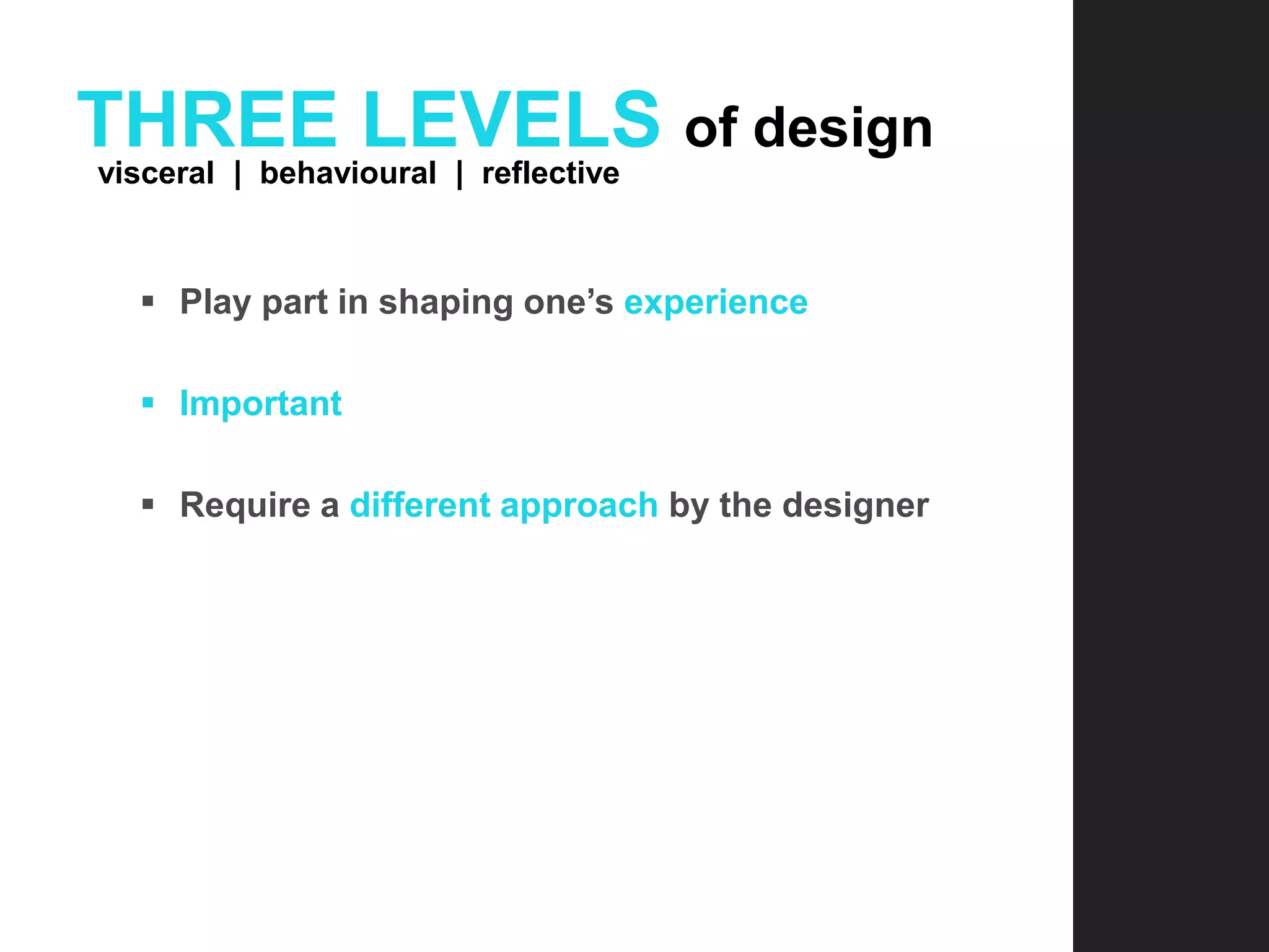 Three levels of design | PPTX