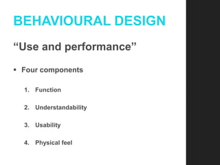 Three levels of design | PPTX