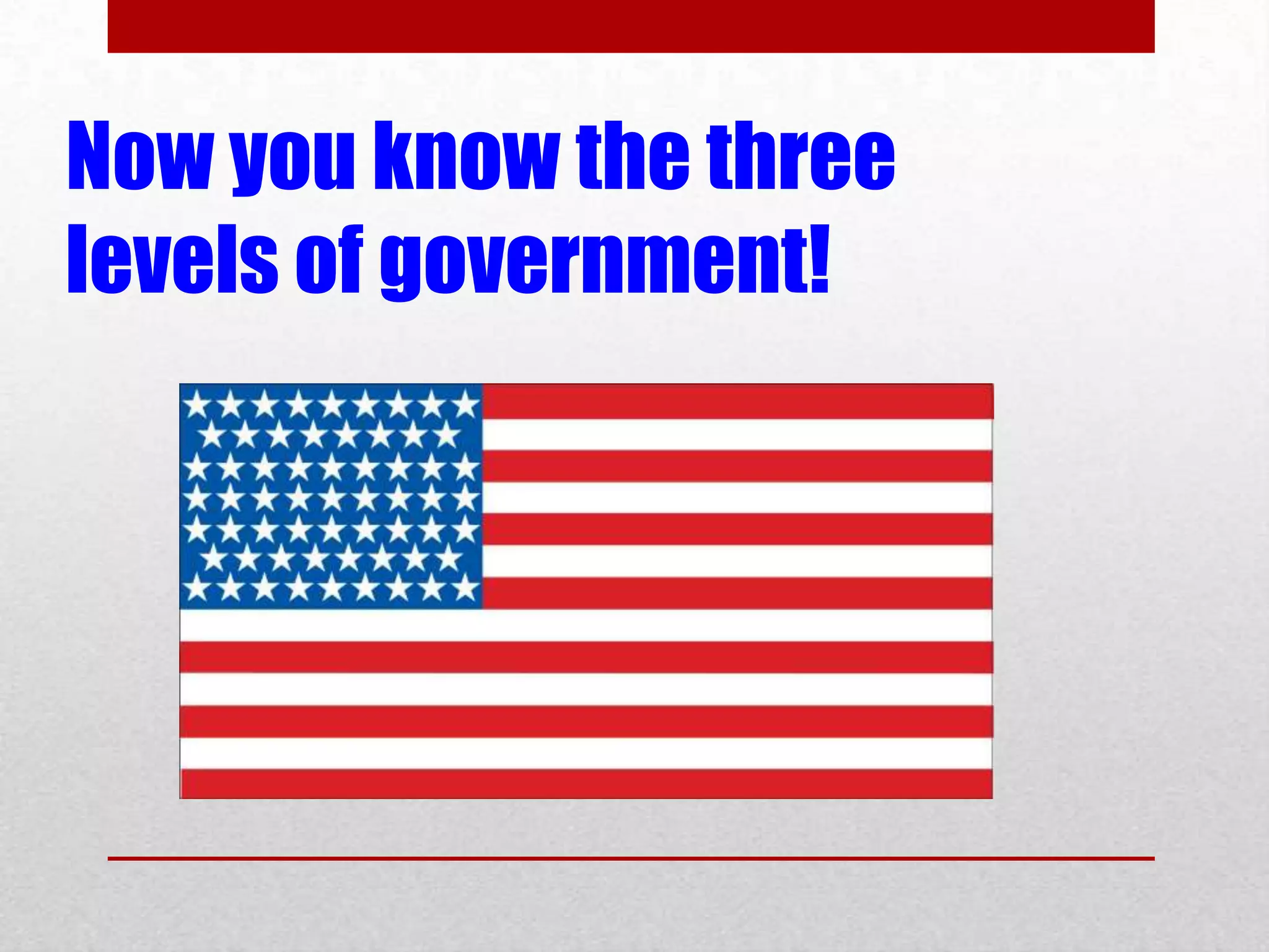 Three levels of government | PPTX