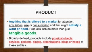 Three Levels of product: Core, Actual and Augmentedpptx | PPTX