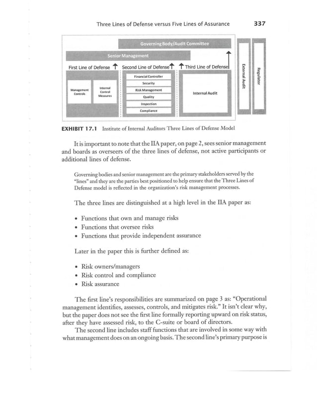 Three lines of defense versus five lines of assurance | PDF | Business ...