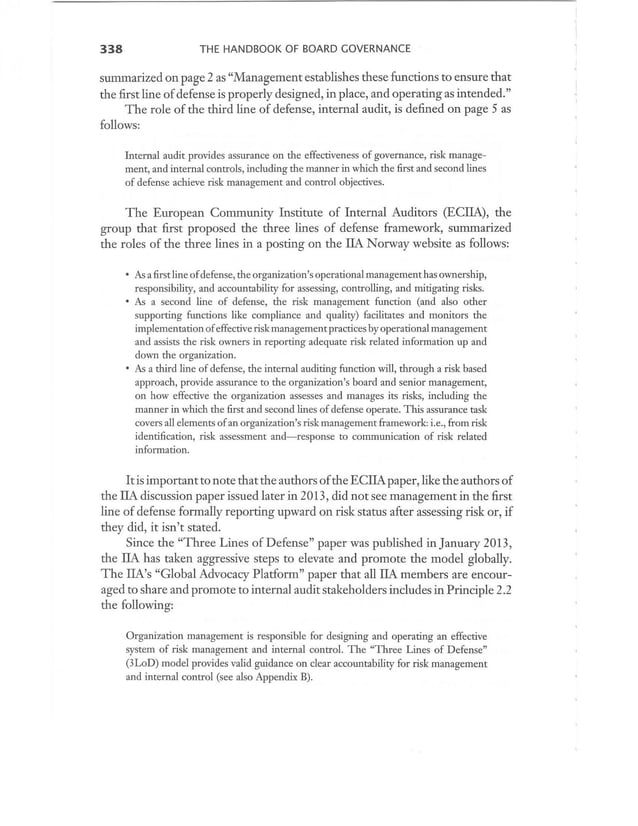 Three lines of defense versus five lines of assurance | PDF | Business ...