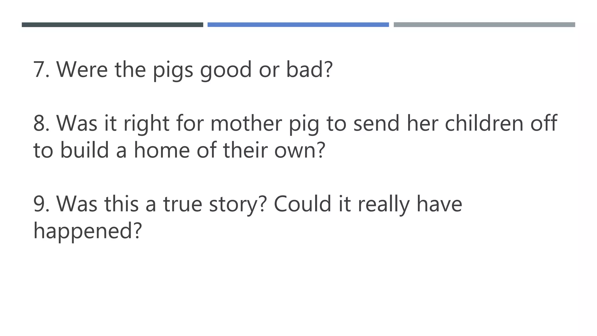 Three little pigs part 2 | PPTX