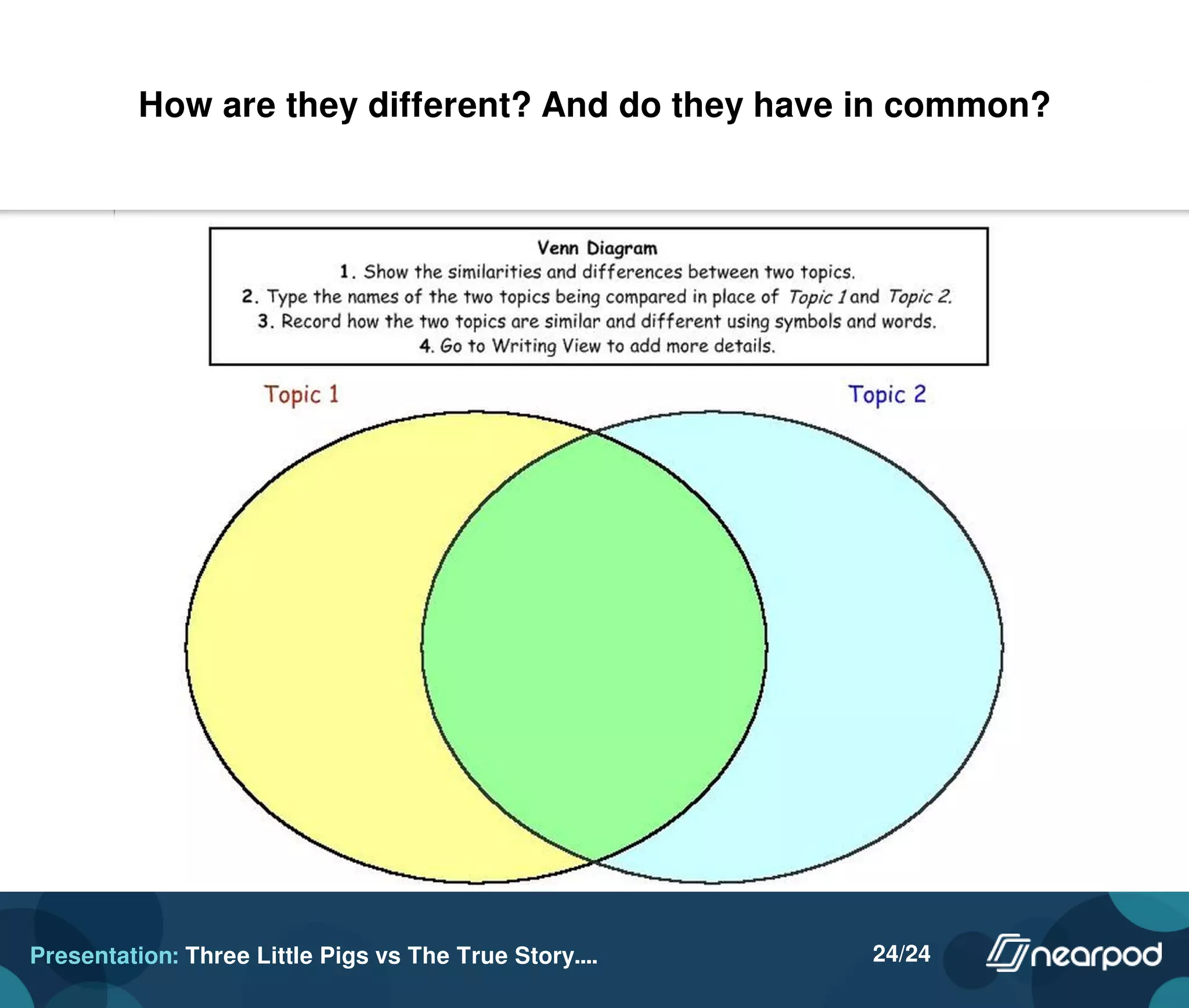 Three little pigs vs the true story.... | PDF