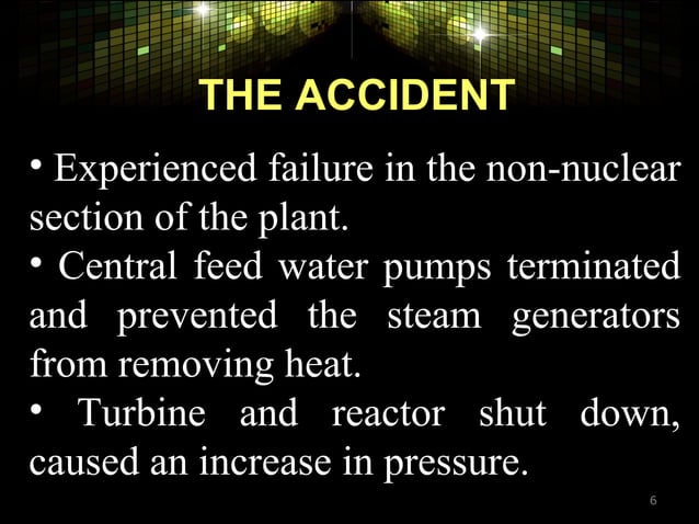 Three mile island (nuclear power plant) accident | PPT | First Aid | Injuries