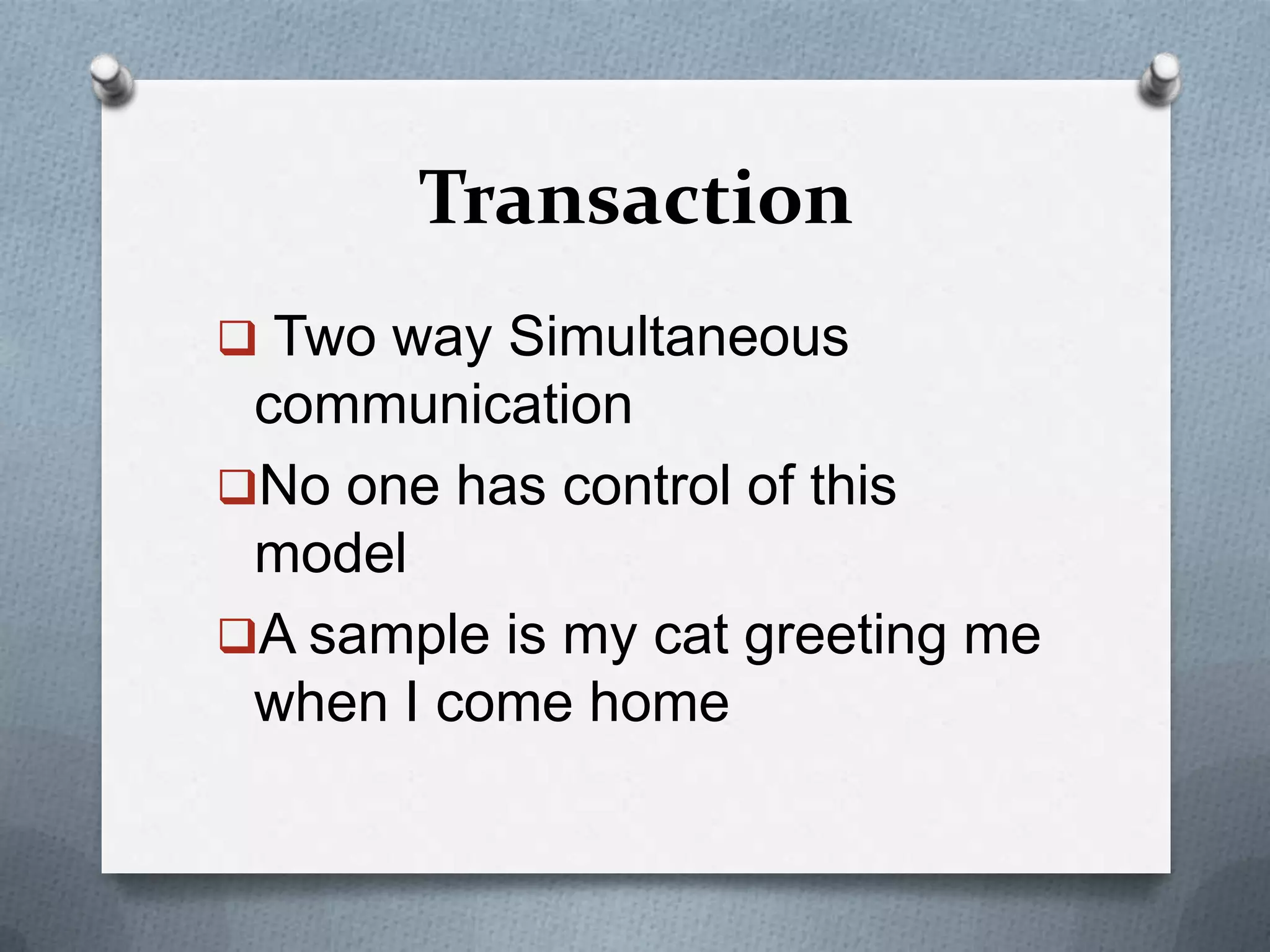 Three models of commuication | PPTX