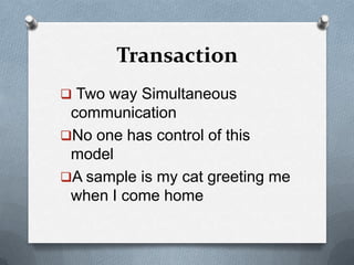 Three models of commuication | PPTX