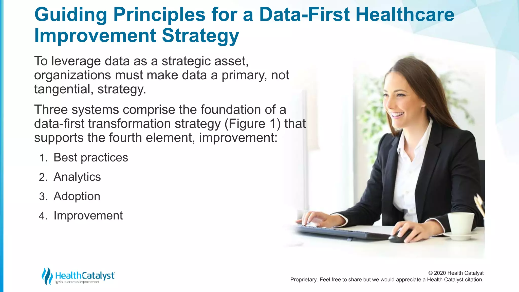 Three Must-Haves for a Successful Healthcare Data Strategy | PPT