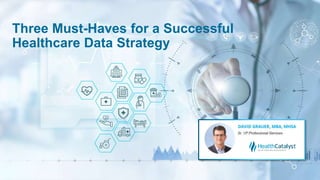 Three Must-Haves for a Successful Healthcare Data Strategy | PPT