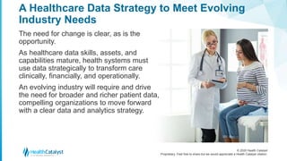 Three Must-Haves for a Successful Healthcare Data Strategy | PPT