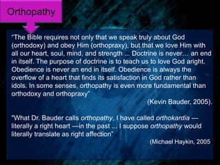 Three Orthos (From All Nations Leadership Institute) | PPTX