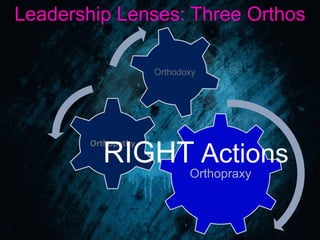 Three Orthos (From All Nations Leadership Institute) | PPTX