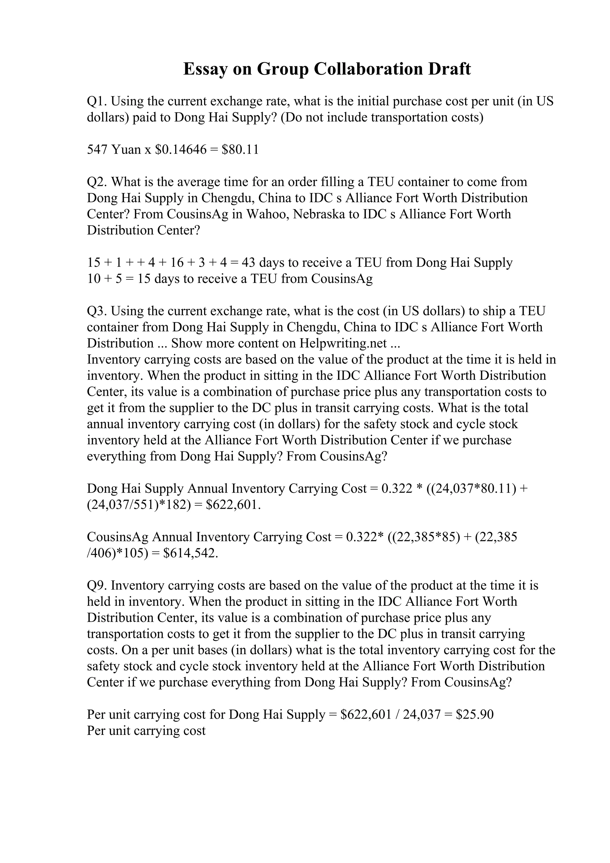 Three Paragraph Essay Outline | PDF