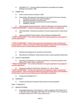 Three part specification | PDF