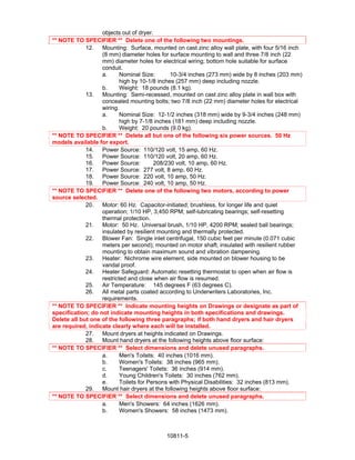 Three part specification | PDF