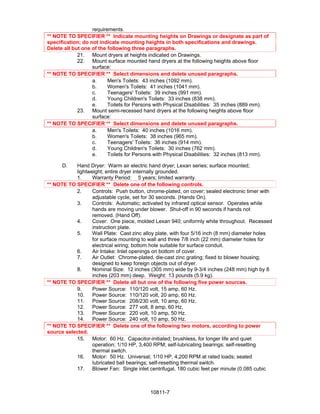 Three part specification | PDF