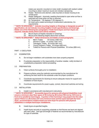 Three part specification | PDF