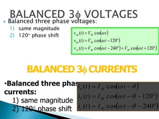 Three phase ac circuit | PPTX