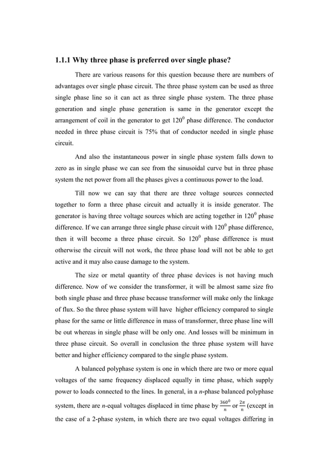 Three phase Balanced System for power qu | PDF