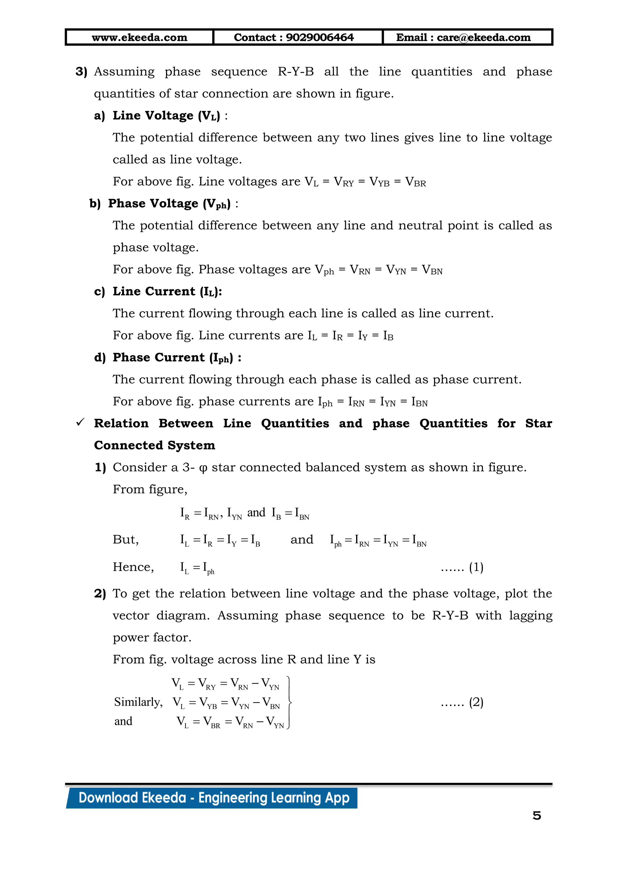 Three phase circuits | PDF