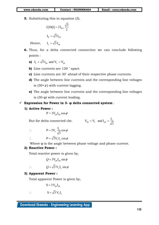 Three phase circuits | PDF