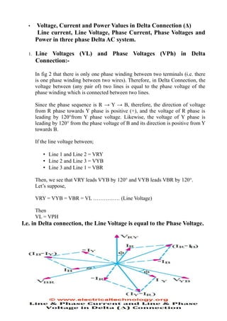 Three phase delta connection | PDF