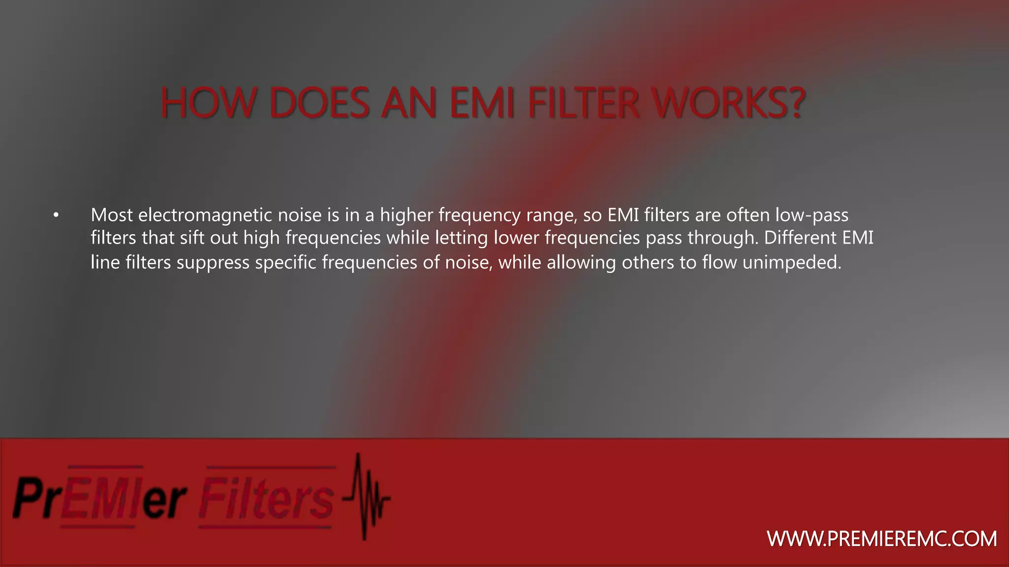 Three phase emi filters by premier filters | PPT
