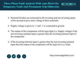 Three Phase Fault Analysis With Auto Reset On Temporary Fault And Permanent Trip | PPTX