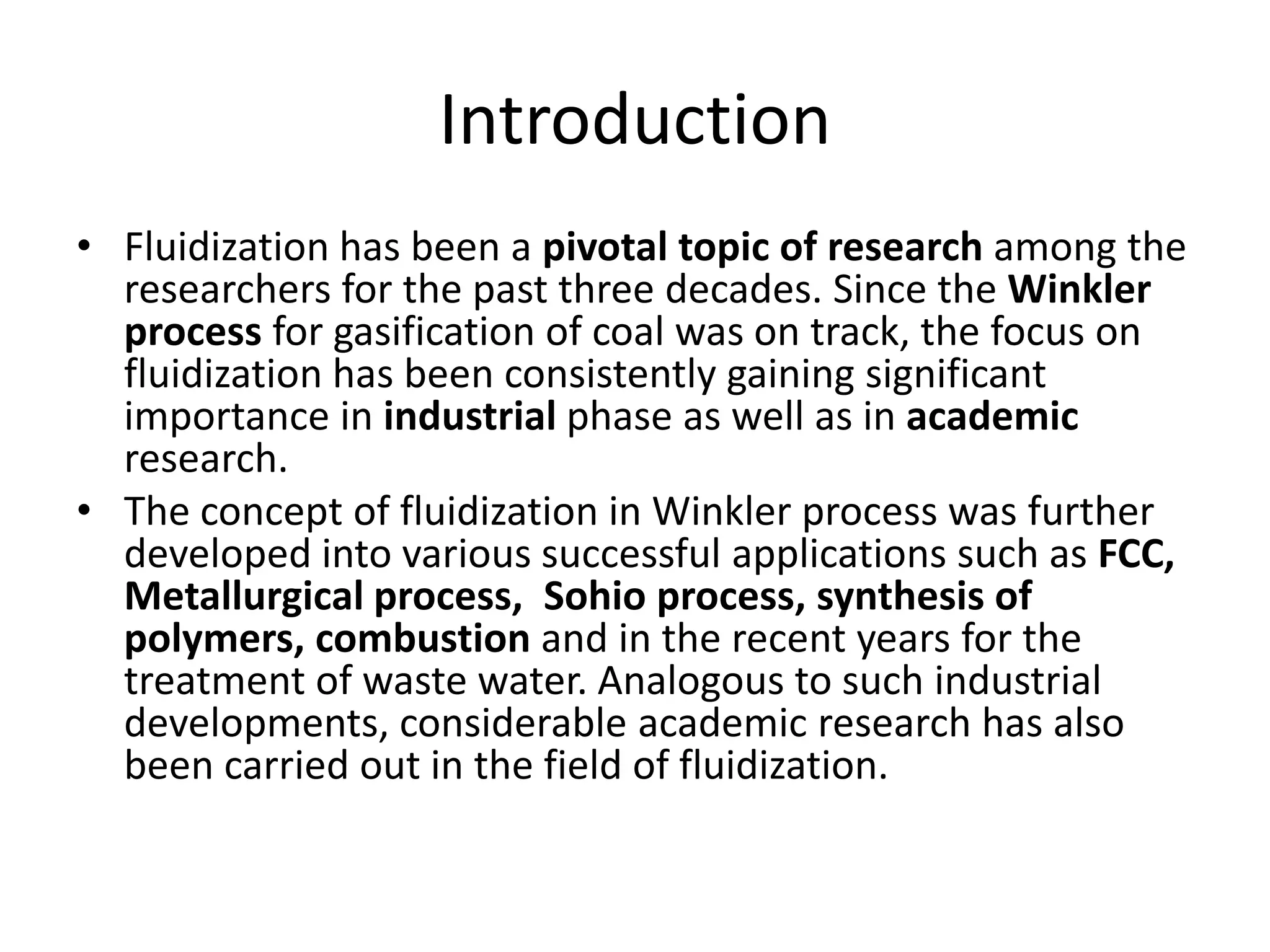 Three phase fluidization | PPTX
