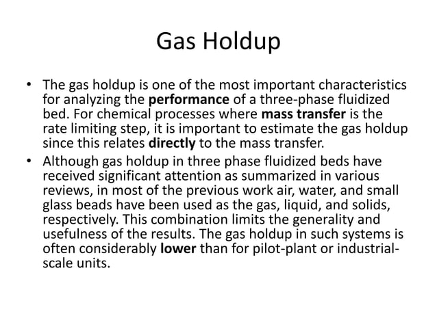 Three phase fluidization | PPTX