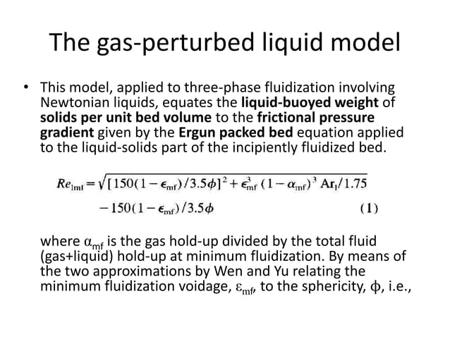 Three phase fluidization | PPTX