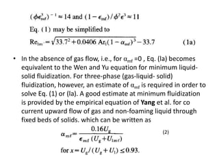 Three phase fluidization | PPTX
