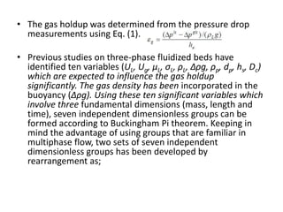 Three phase fluidization | PPT