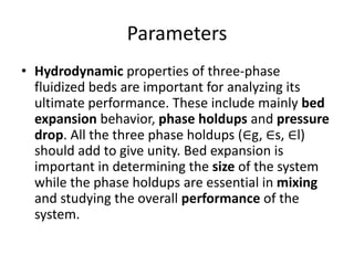 Three phase fluidization | PPT