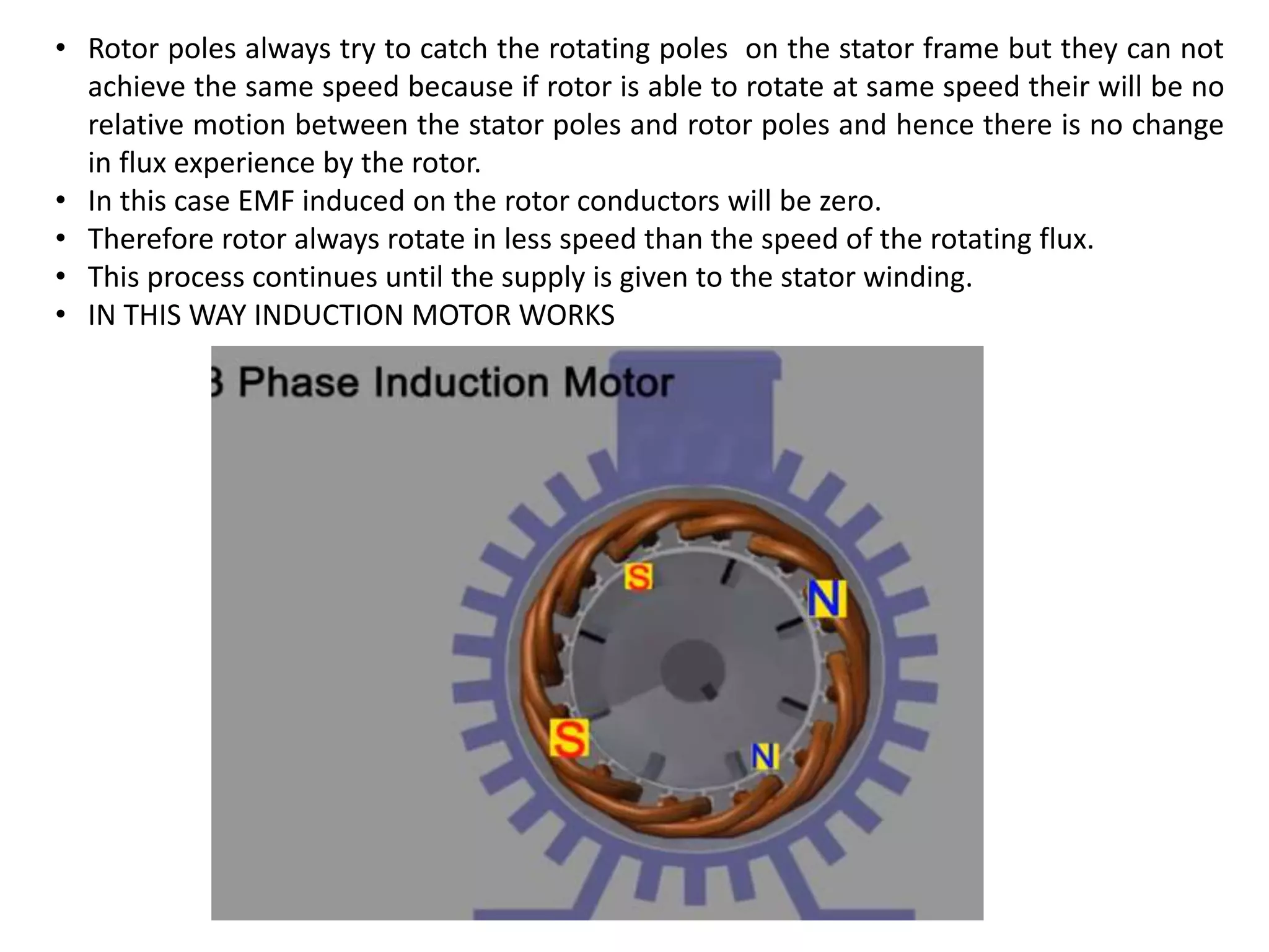 Three phase induction motor | PPTX