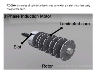 Three phase induction motor | PPTX | Radio Control | Hobbies & Interests