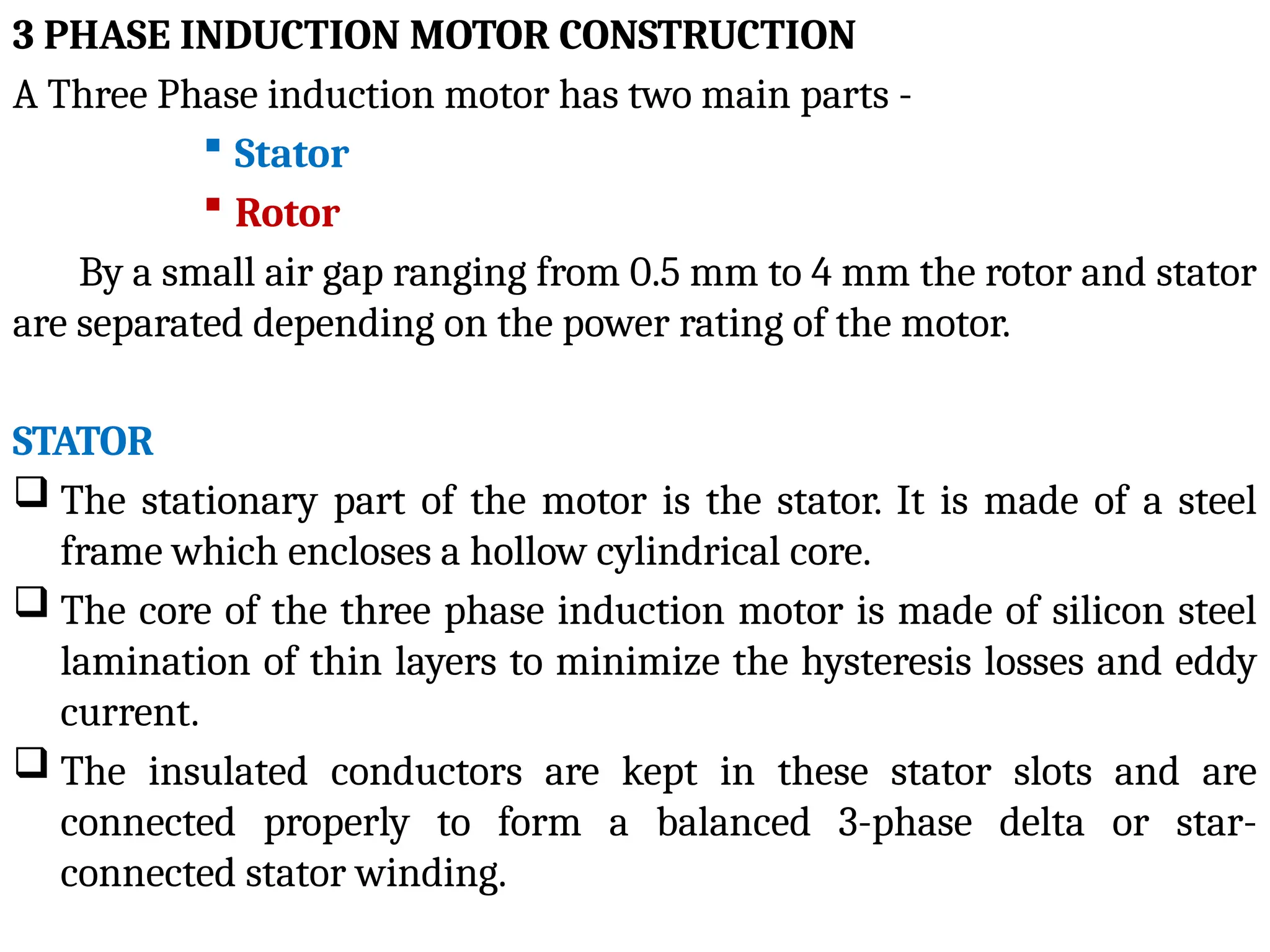 THREE PHASE INDUCTION MOTOR.pptxgitddfgf | PPT