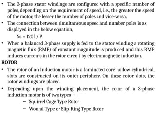 THREE PHASE INDUCTION MOTOR.pptxgitddfgf | PPTX