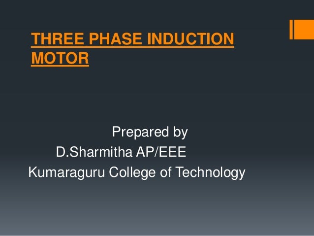 Three phase Induction Motor (Construction and working Principle)