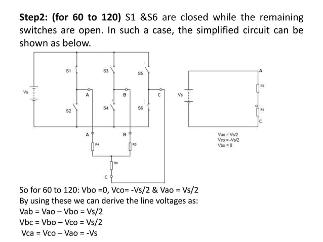 Three phase inverter - 180 and 120 Degree Mode of Conduction | PPTX ...