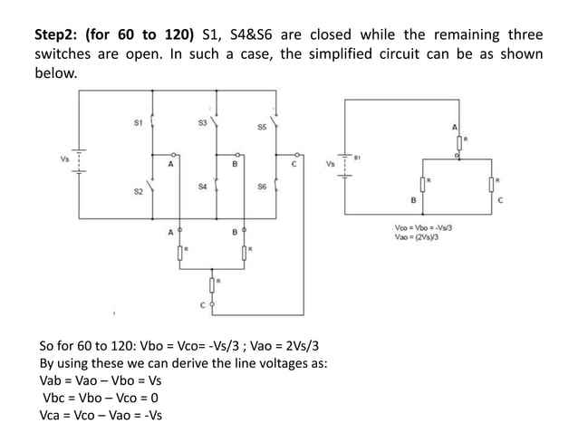 Three phase inverter - 180 and 120 Degree Mode of Conduction | PPTX ...